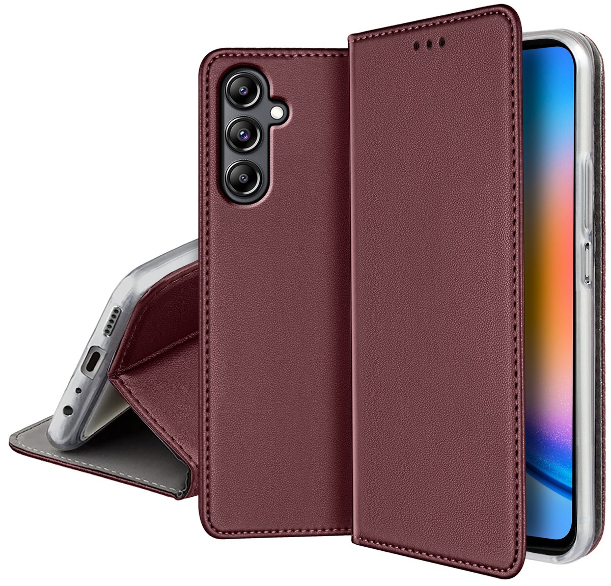 ETUI SKÓRZANE do SAMSUNG GALAXY M34 5G MAGNETYCZNE BOOK CASE TOKRA ...