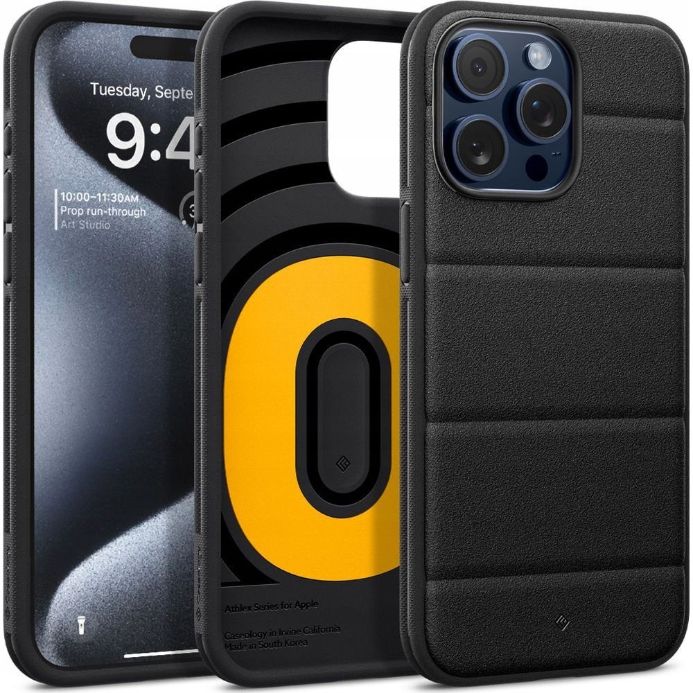 Etui Spigen Caseology Athlex do iPhone 15 Pro, czarne - Spigen | Sklep ...