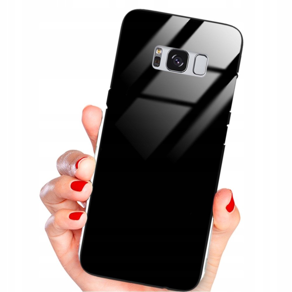 ETUI SZKLANE CZARNE GLASS BLACK CASE do SAMSUNG S8 - Funnycase | Sklep ...
