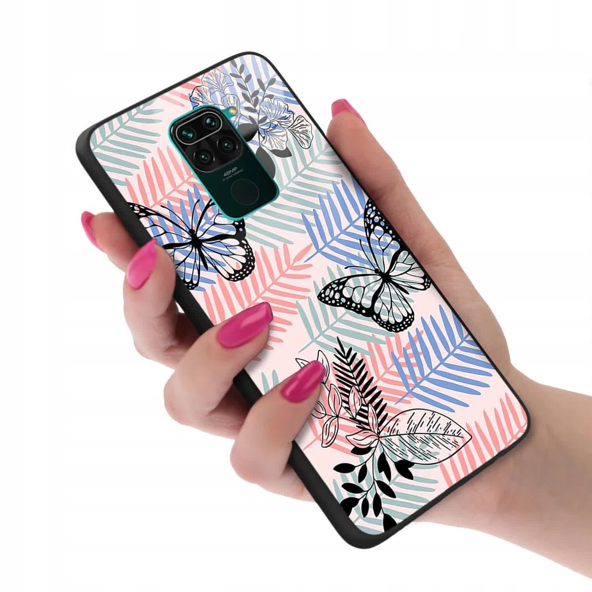 Etui Szklane do XIAOMI REDMI NOTE 9 Motyle Wzory - Funnycase | Sklep ...