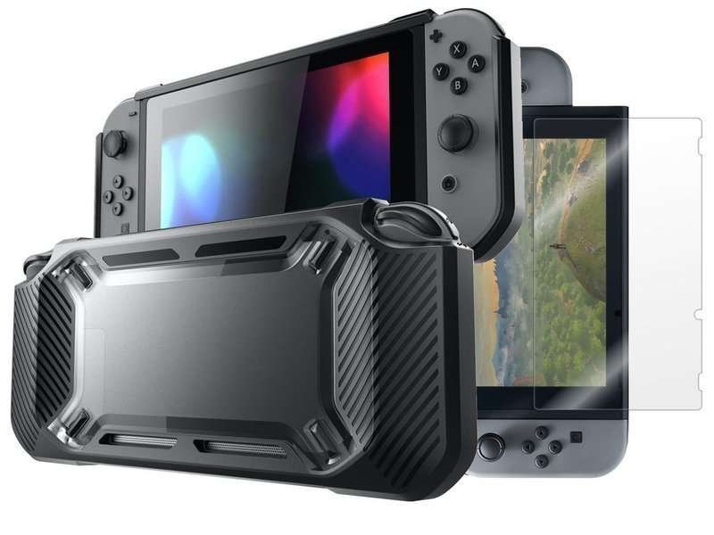 Etui Tough Armor Case Alogy do Nintendo Switch czarne + Szkło - Alogy ...