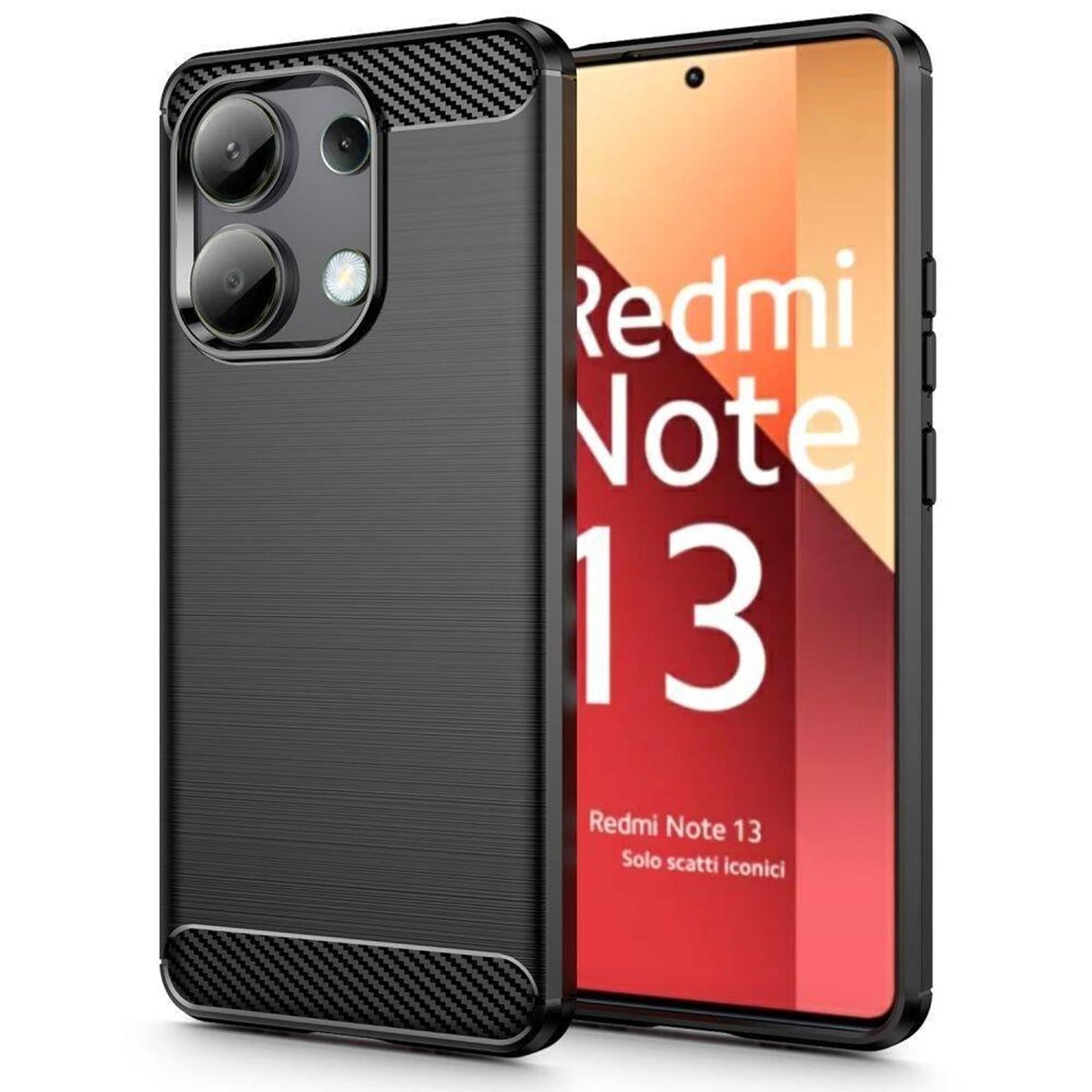 Etui XIAOMI REDMI NOTE 13 4G/LTE Tech-Protect TPU Carbon czarne - TECH ...