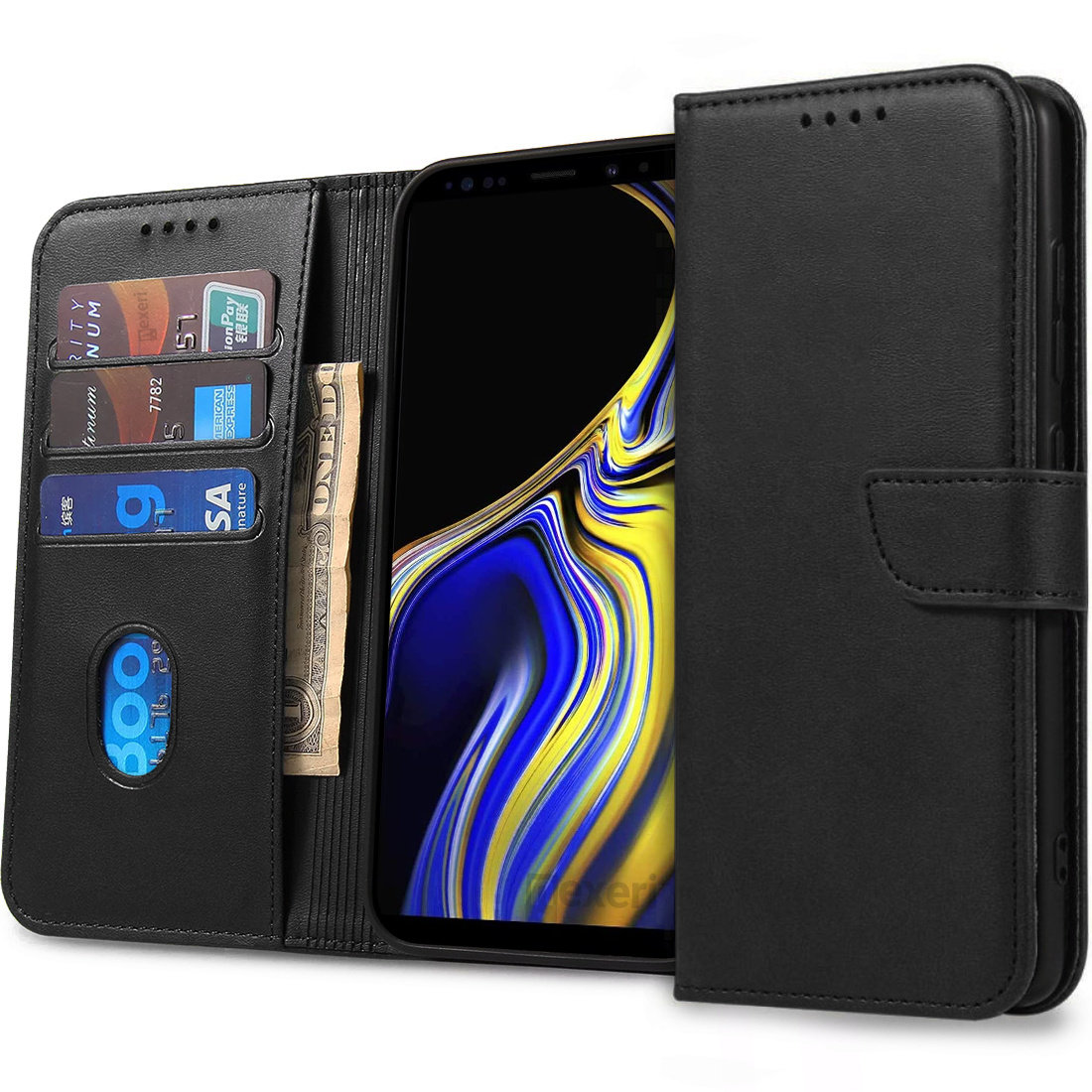 Etui XIAOMI REDMI NOTE 9 Nexeri Wallet czarne - Nexeri | Sklep EMPIK.COM