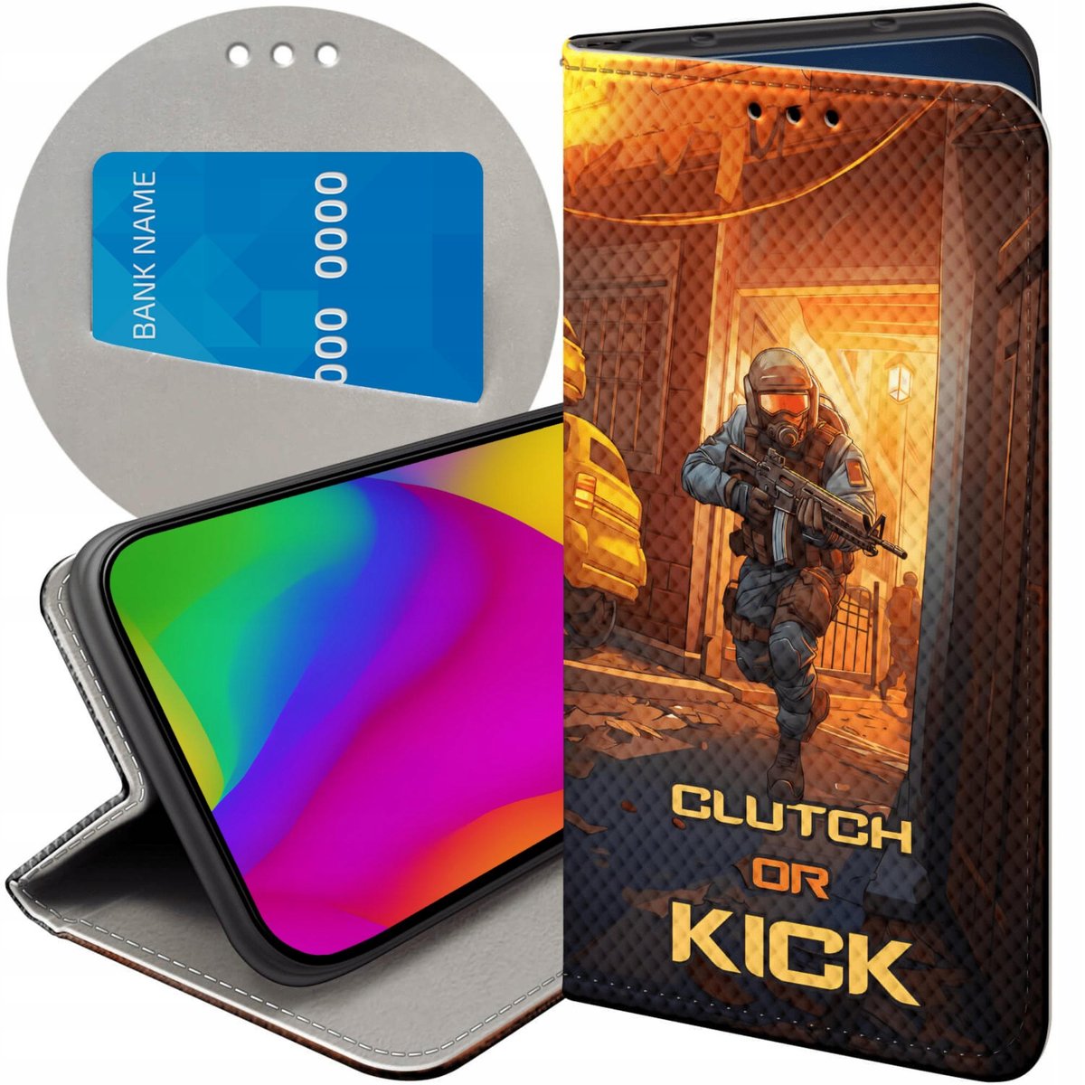 ETUI Z KLAPKĄ DO HUAWEI NOVA 10 PRO WZORY CS GO COUNTER-STRIKE FUTERAŁ ...