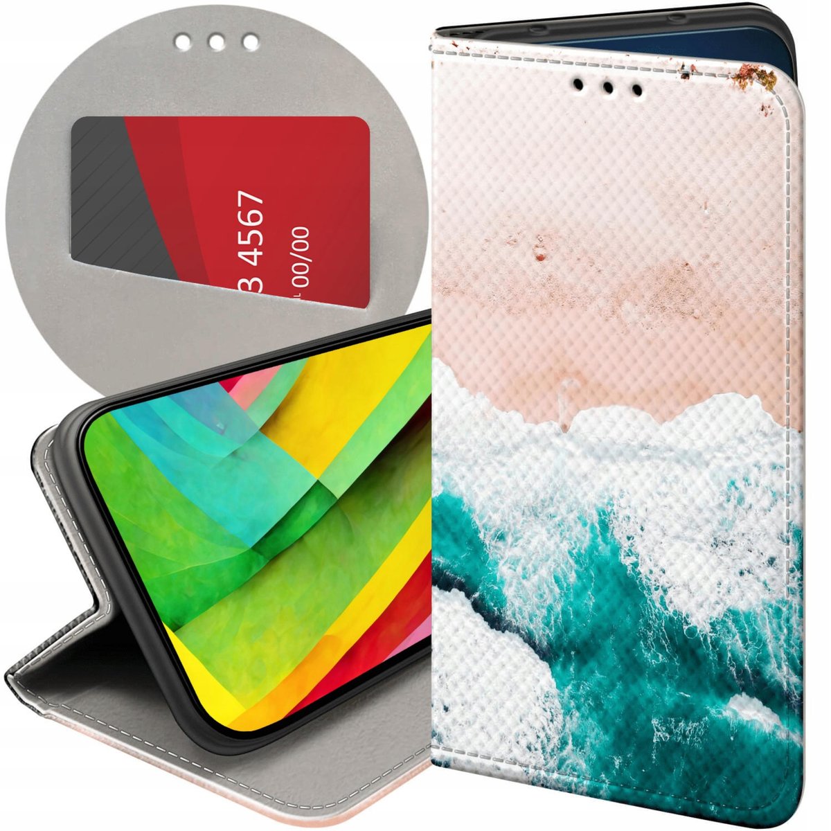 ETUI Z KLAPKĄ DO HUAWEI NOVA Y70 WZORY NATURA PRZYRODA KRAJOBRAZY FUTERAŁ - Huawei | Sklep EMPIK.COM