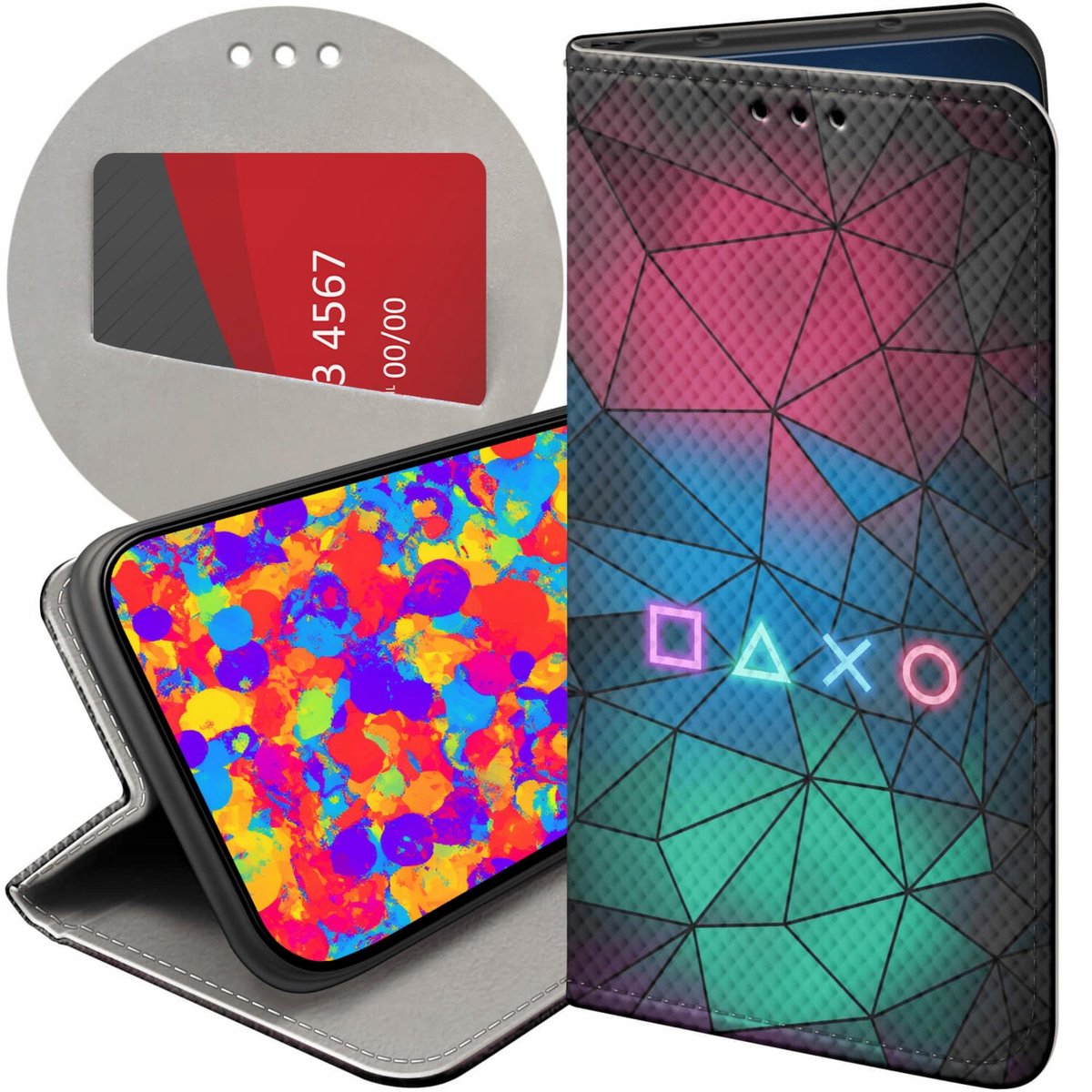 Etui Z Klapką Do Huawei P10 Wzory Dla Gracza Gracz Gamer Game Over ...