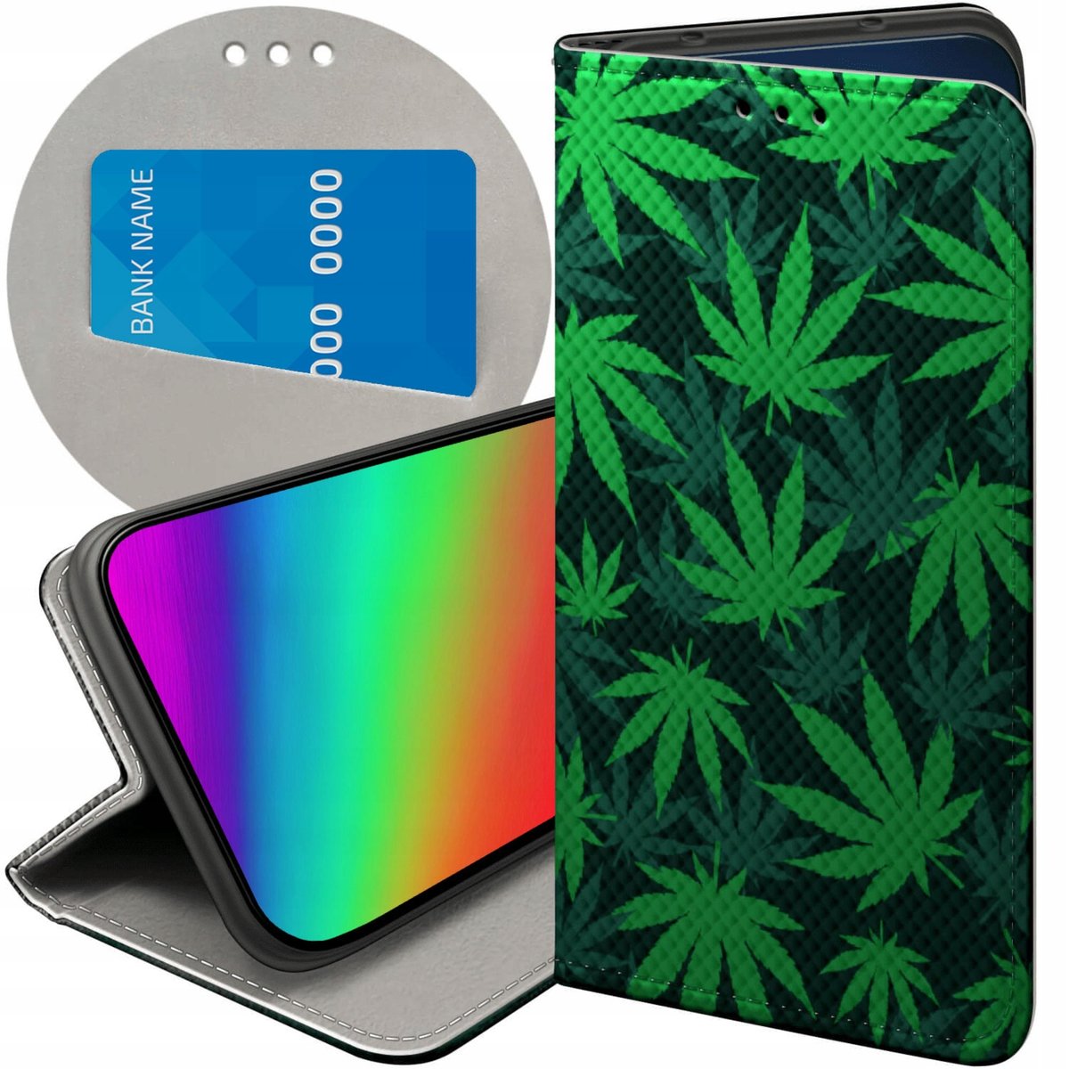 ETUI Z KLAPKĄ DO IPHONE 13 MINI WZORY DLA PALACZY SMOKER WEED JOINT ...