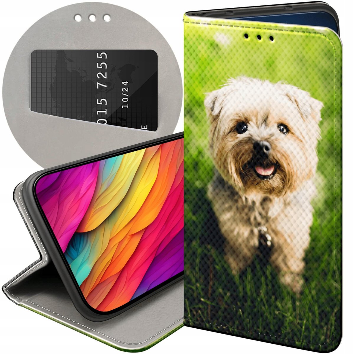 Etui Z Klapką Do Iphone 6 Plus / 6S Plus Wzory Pieski Psiaki Dogs ...
