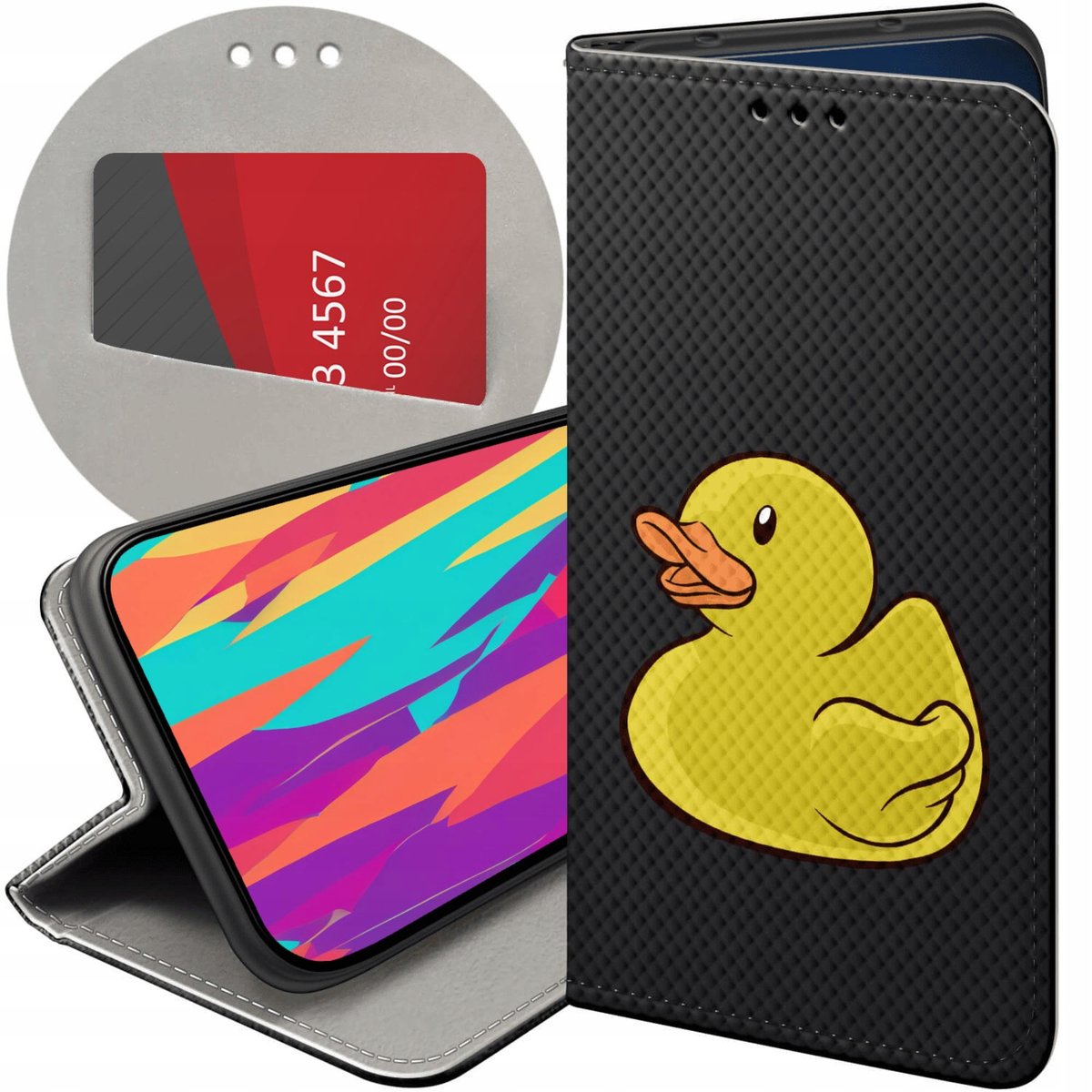 ETUI Z KLAPKĄ DO IPHONE 7 PLUS / 8 PLUS WZORY BEZ TŁA NAKLEJKI STICKER ...