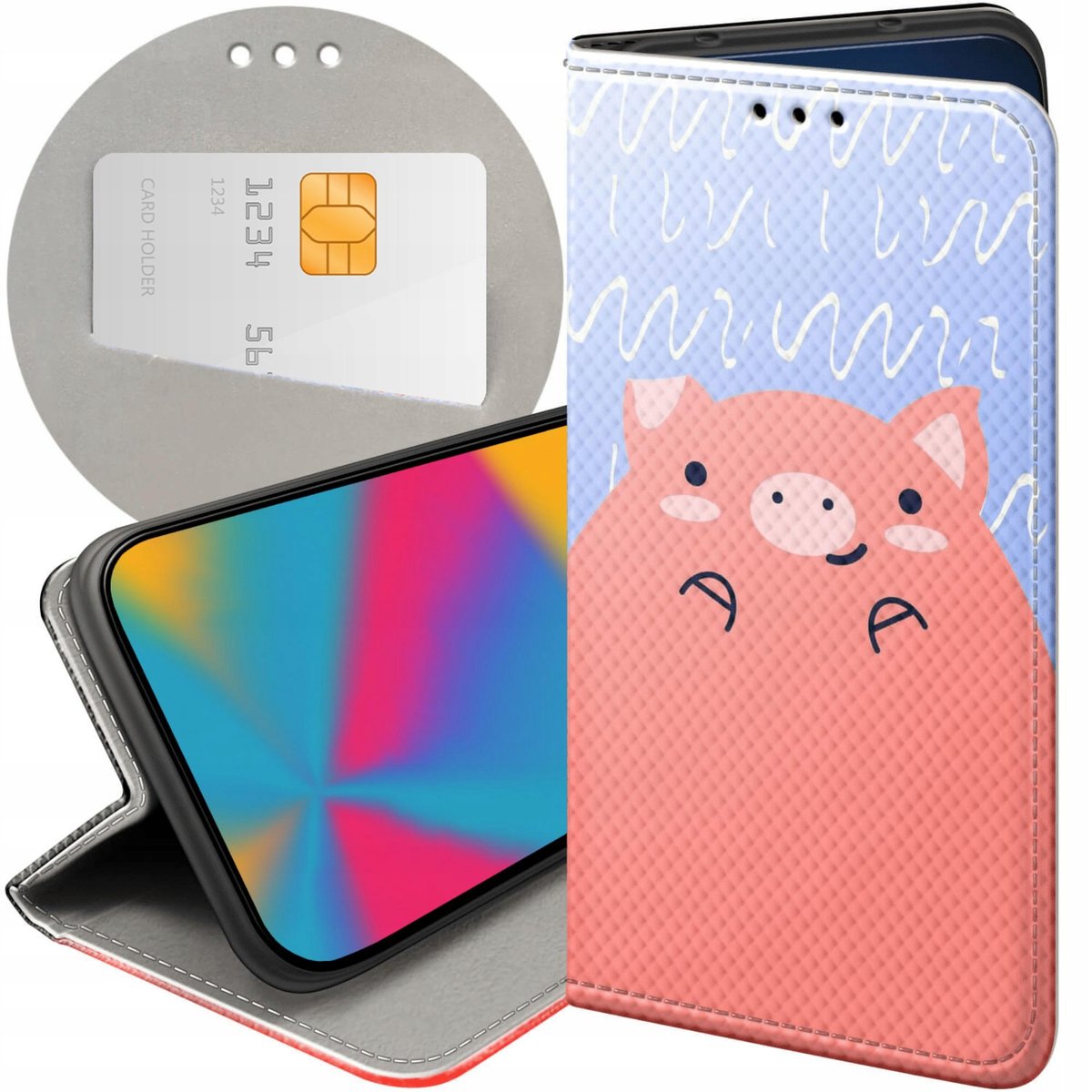 ETUI Z KLAPKĄ DO NOKIA G11 / G21 WZORY ŚWINKA PEPPA BAJKA FUTERAŁ ...