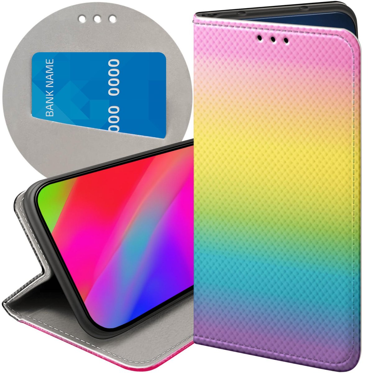 Etui Z Klapką Do Samsung Galaxy A33 5G Wzory Lgbt Równość Pride Futerał ...
