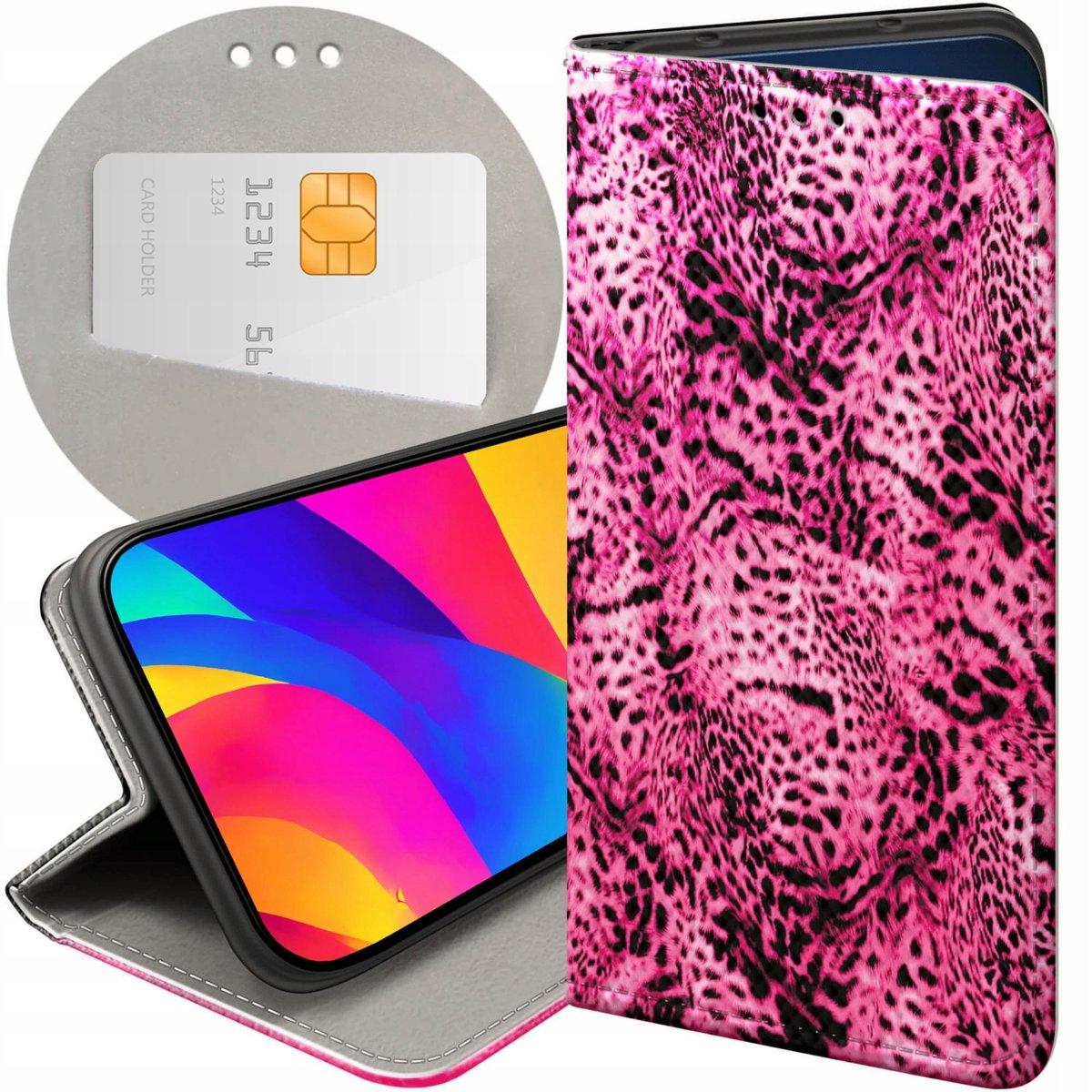 Etui Z Klapką Do Samsung Galaxy J4 Plus Wzory Futerko Futro Panterka Case - Samsung | Sklep ...