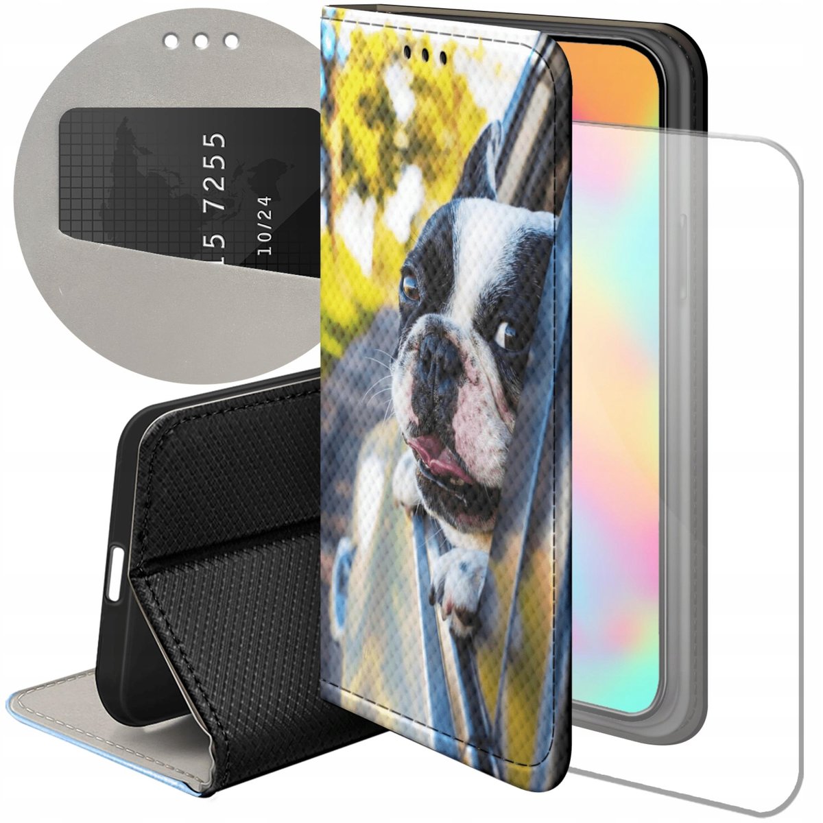 ETUI Z KLAPKĄ DO SAMSUNG GALAXY S20 WZORY MOPS BULDOG FRANCUSKI ...