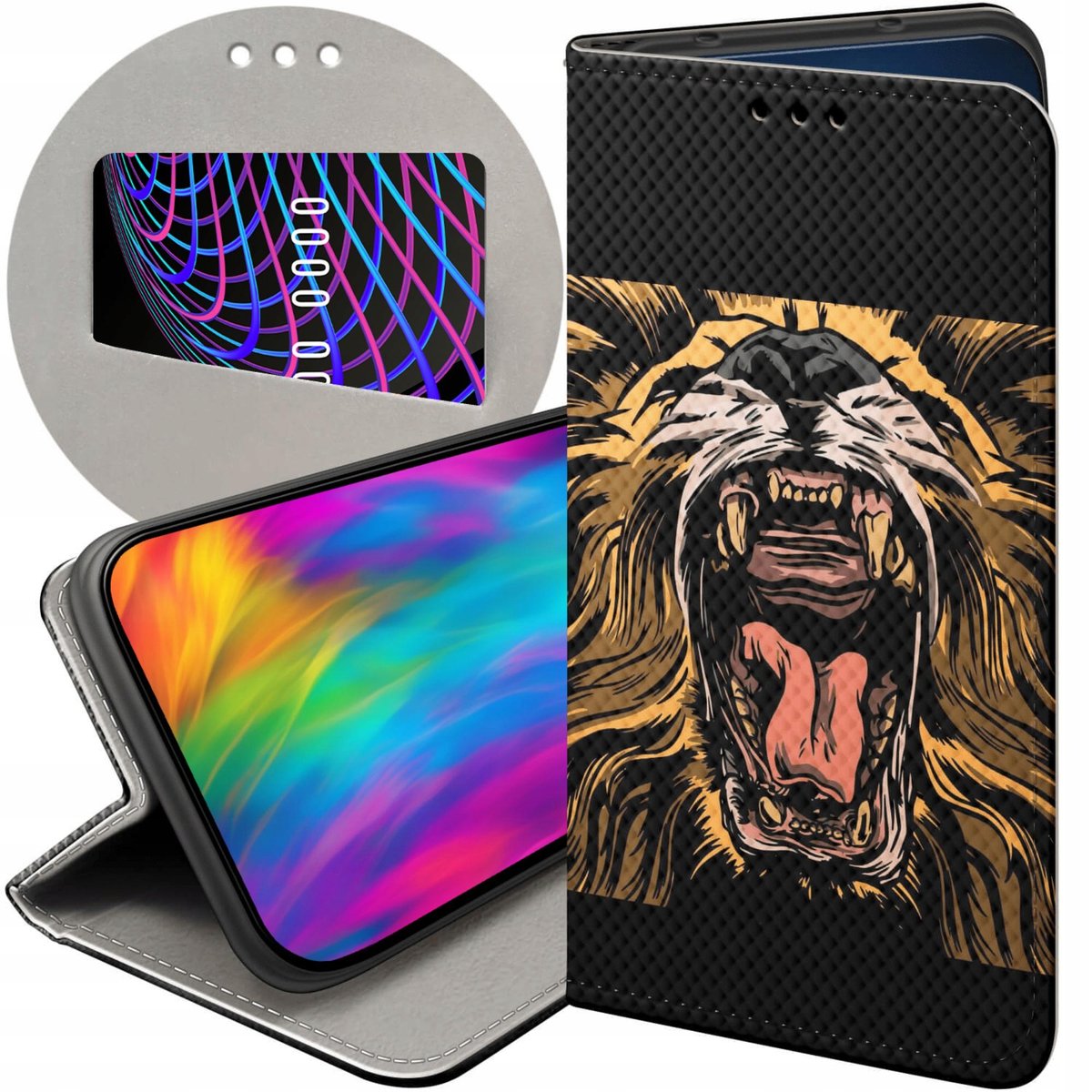 Etui Z Klapką Do Samsung Galaxy S21 Fe Wzory Lew Lwy Lwica Futerał Case ...