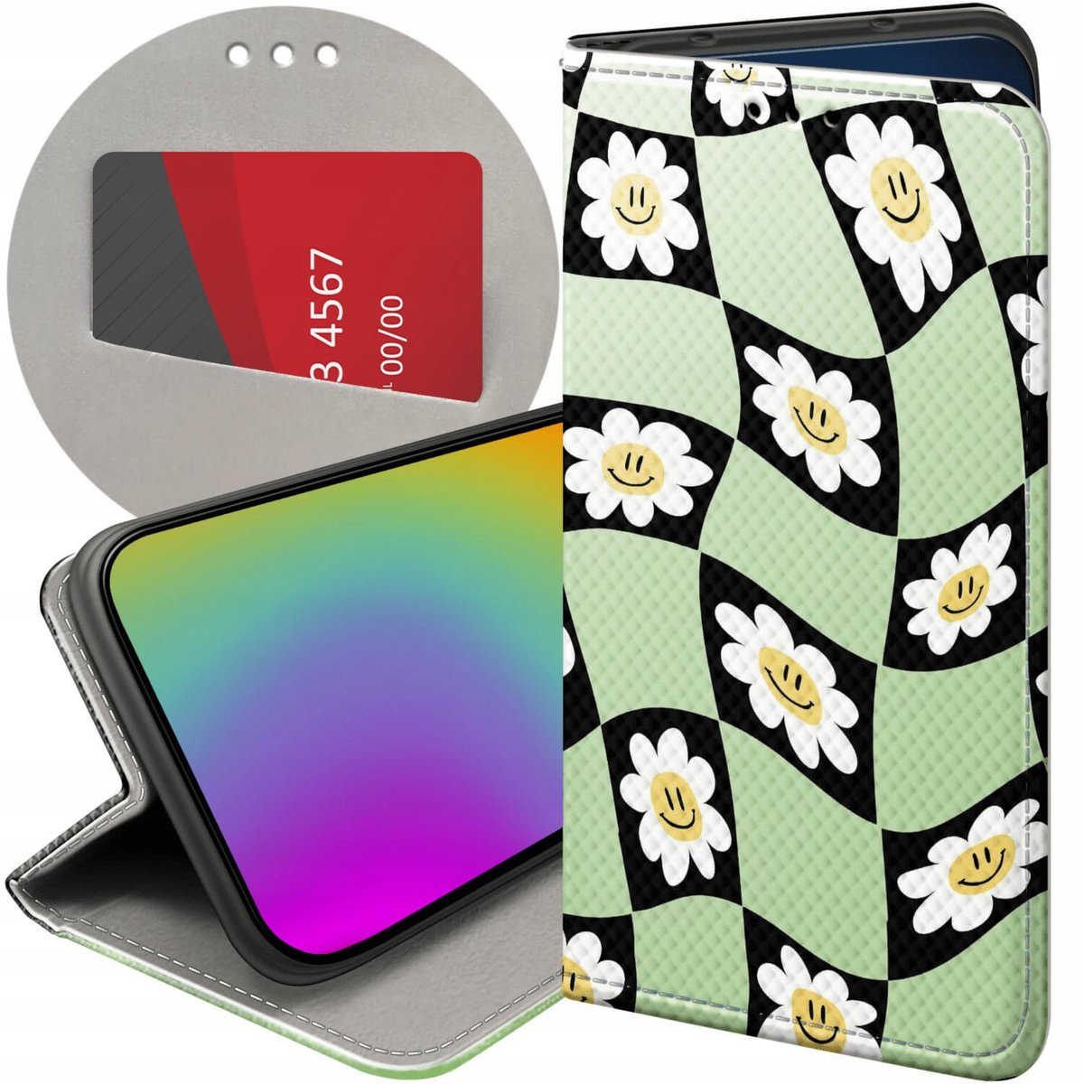 Etui Z KlapkĄ Do Samsung Galaxy S24 Ultra Wzory Danish Pastel Pastele