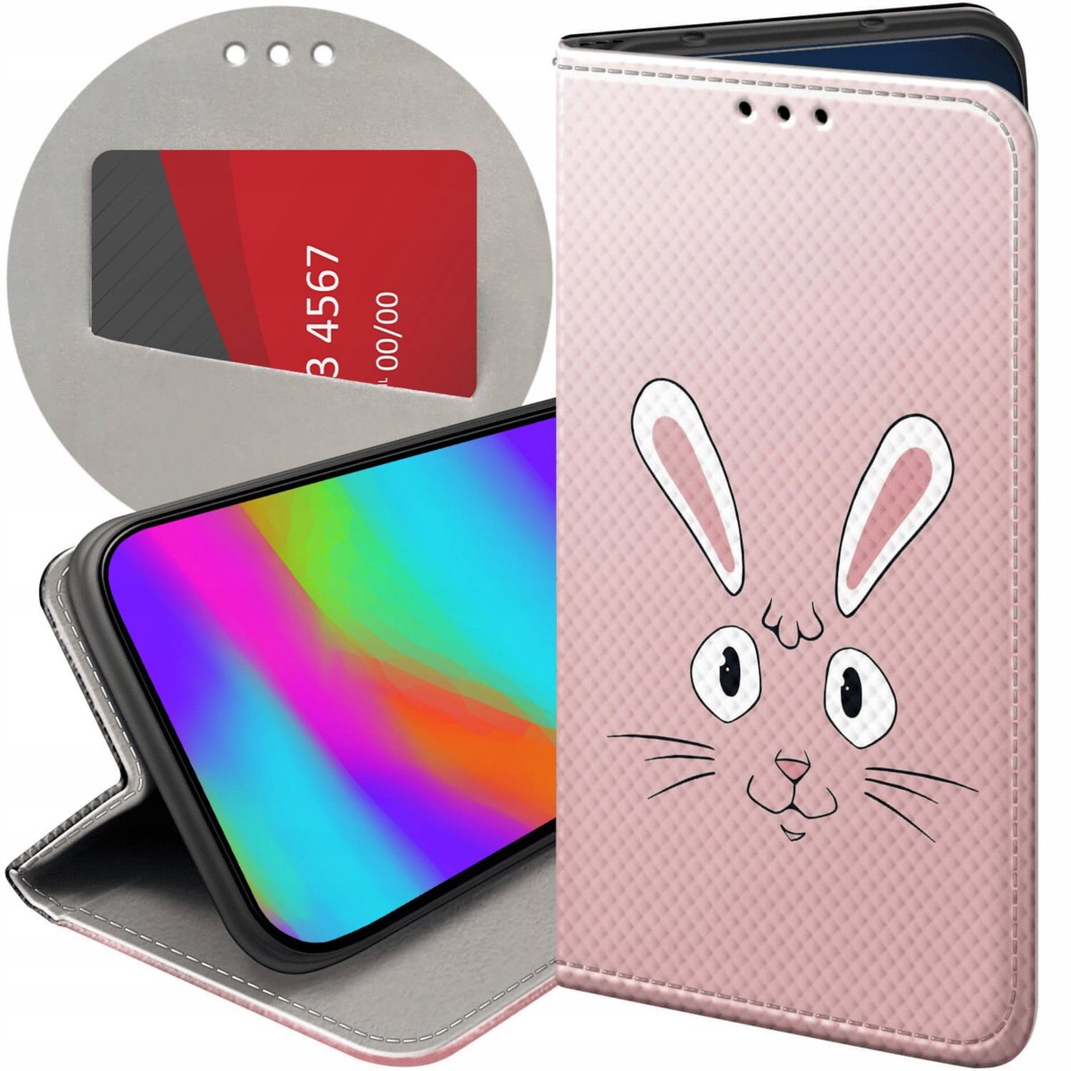Etui Z KlapkĄ Do Samsung Galaxy S24 Ultra Wzory KrÓlik ZajĄc Bunny
