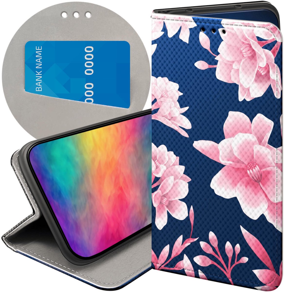 Etui Z KlapkĄ Do Samsung Galaxy S24 Ultra Wzory Vintage Retro Klasyczne
