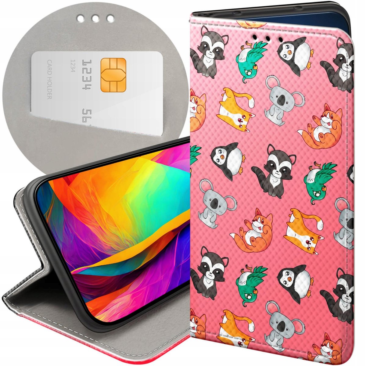 Etui Z KlapkĄ Do Samsung Galaxy S24 Wzory KreskÓwki Bajki Filmy