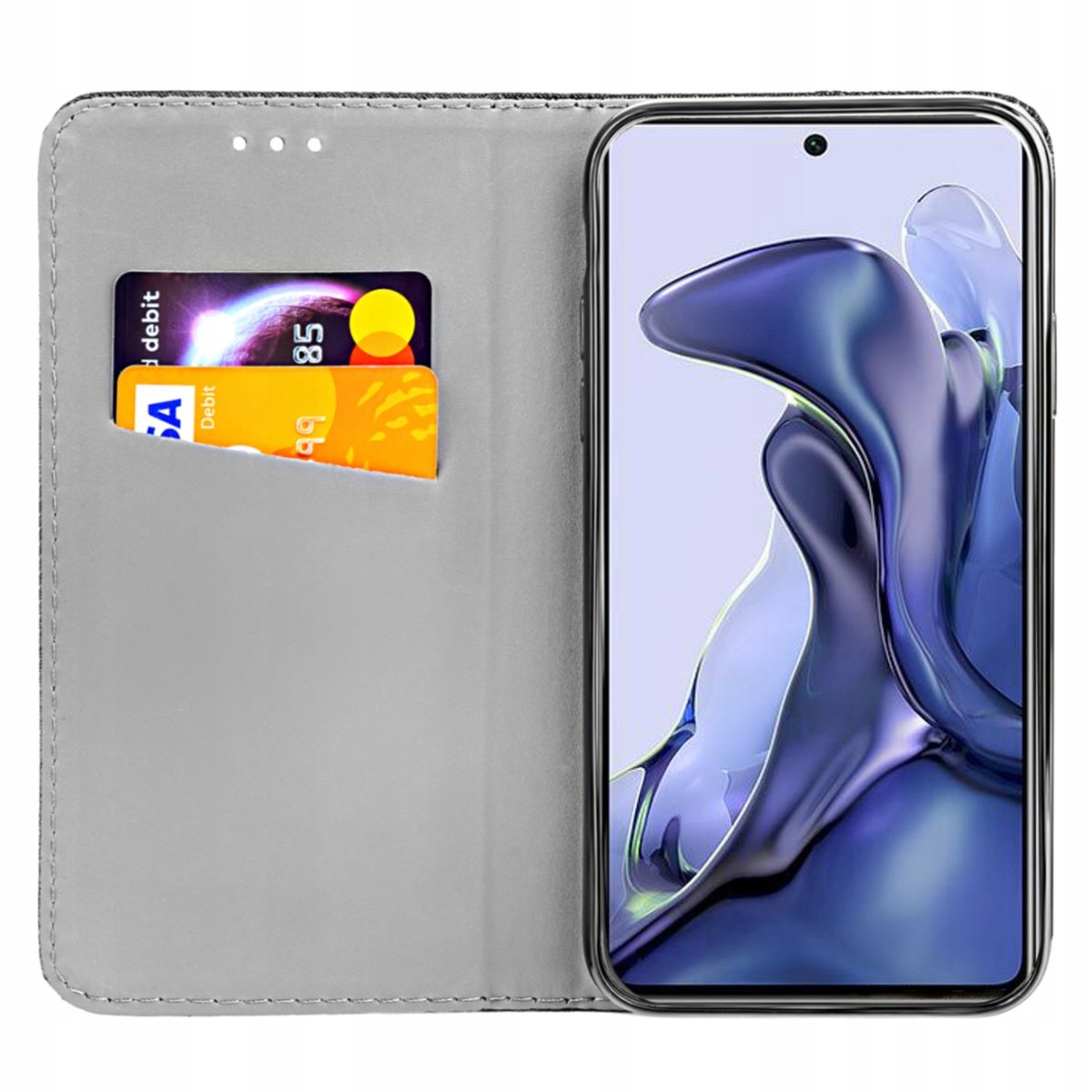 Etui Z Klapką Do Xiaomi 11T 5G / 11T Pro 5G Czarne Zamykane Magnetyczne ...