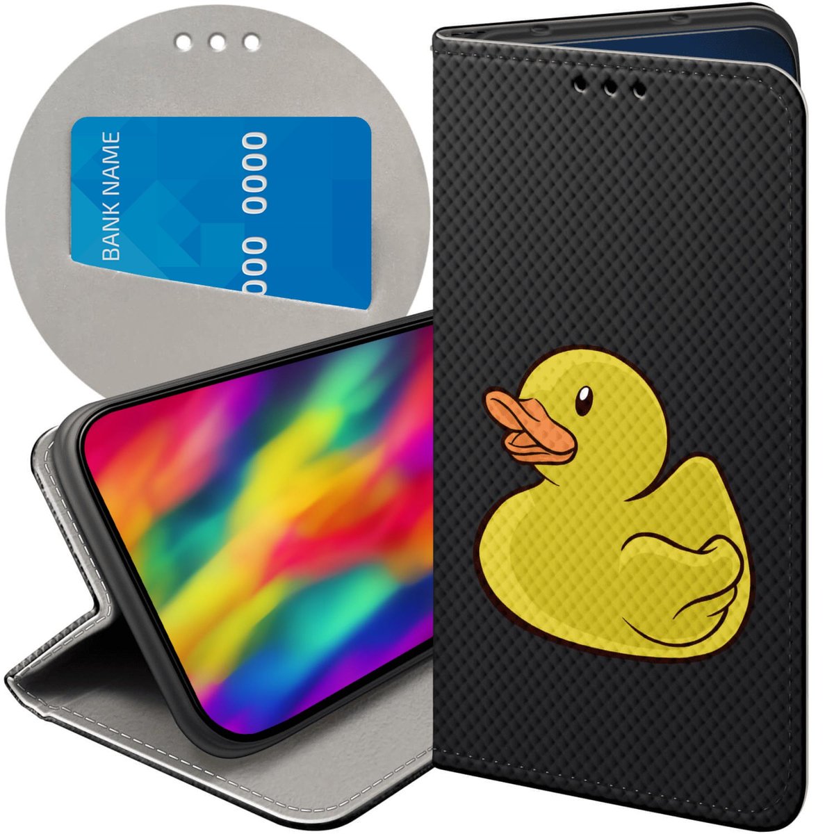 ETUI Z KLAPKĄ DO XIAOMI REDMI 12 4G / 12 5G WZORY BEZ TŁA NAKLEJKI ...