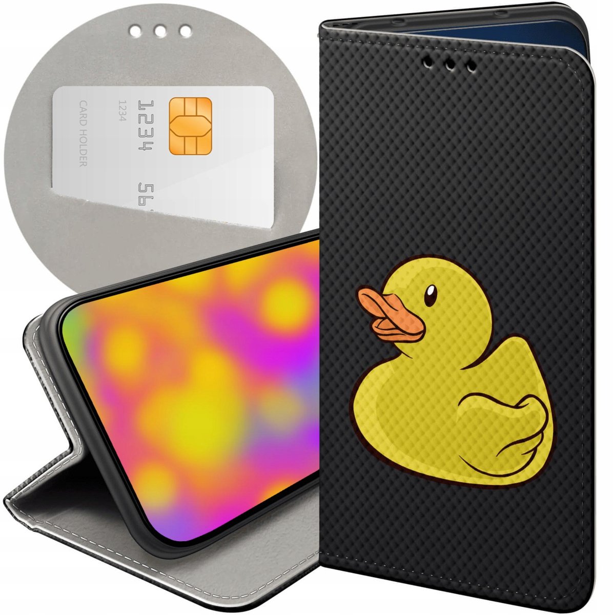 ETUI Z KLAPKĄ DO XIAOMI REDMI 9T / POCO M3 WZORY BEZ TŁA NAKLEJKI ...