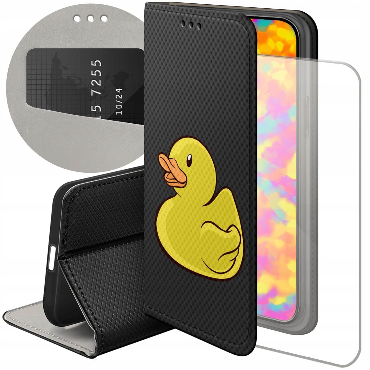 ETUI Z KLAPKĄ DO XIAOMI REDMI NOTE 12 4G WZORY BEZ TŁA NAKLEJKI STICKER ...