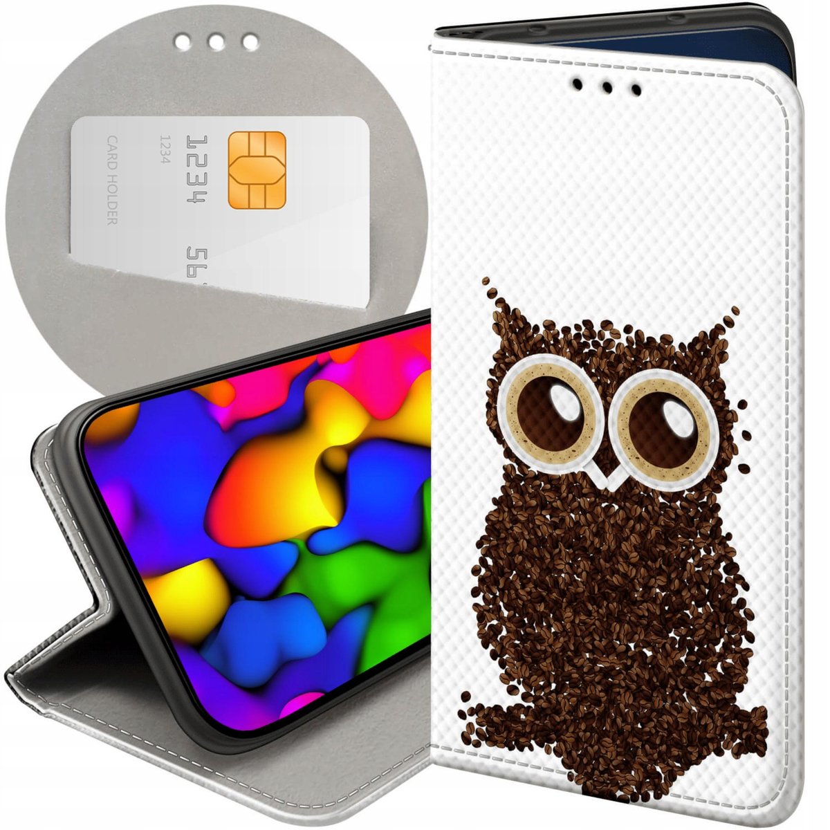 ETUI Z KLAPKĄ DO XIAOMI REDMI NOTE 8 / NOTE 8 2021 WZORY KAWA COFFE KAWUSIA - Xiaomi | Sklep ...