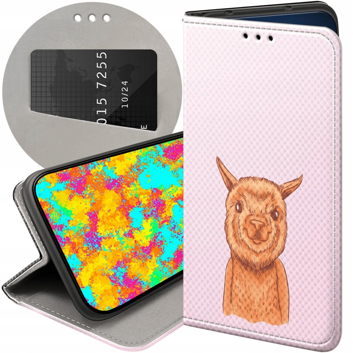 Etui Z Klapką Do Xiaomi Redmi Note 9 Wzory Lama Alpaka Andy Futerał ...