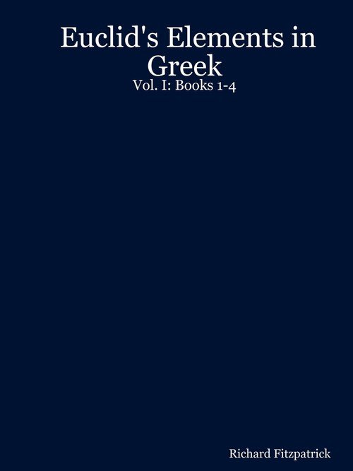 Euclid's Elements in Greek - Fitzpatrick Richard | Książka w Empik