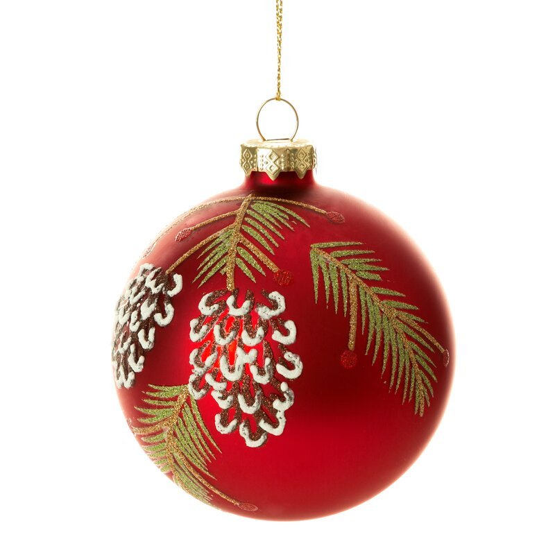 Eurofirany, Ozdoba Bożonarodzeniowa, SW/B/SZ/485A 8CM CZER+ZIEL ...