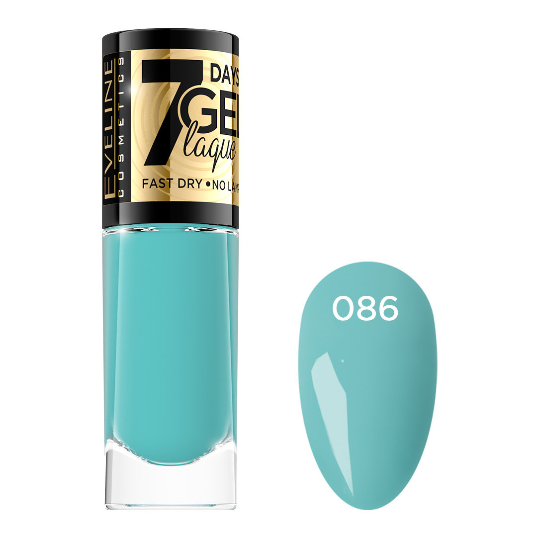 Eveline Cosmetics, Gel Laque, Żelowy lakier do paznokci nr 86, 8 ml ...