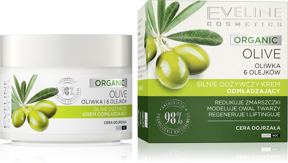 Eveline Cosmetics, Krem Odżywczy, Oliwka, 50ml | Sklep EMPIK.COM