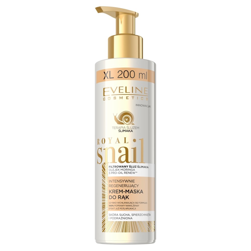 Eveline Cosmetics, Royal Snail, krem-maska do rąk, 200 ml | Sklep EMPIK.COM