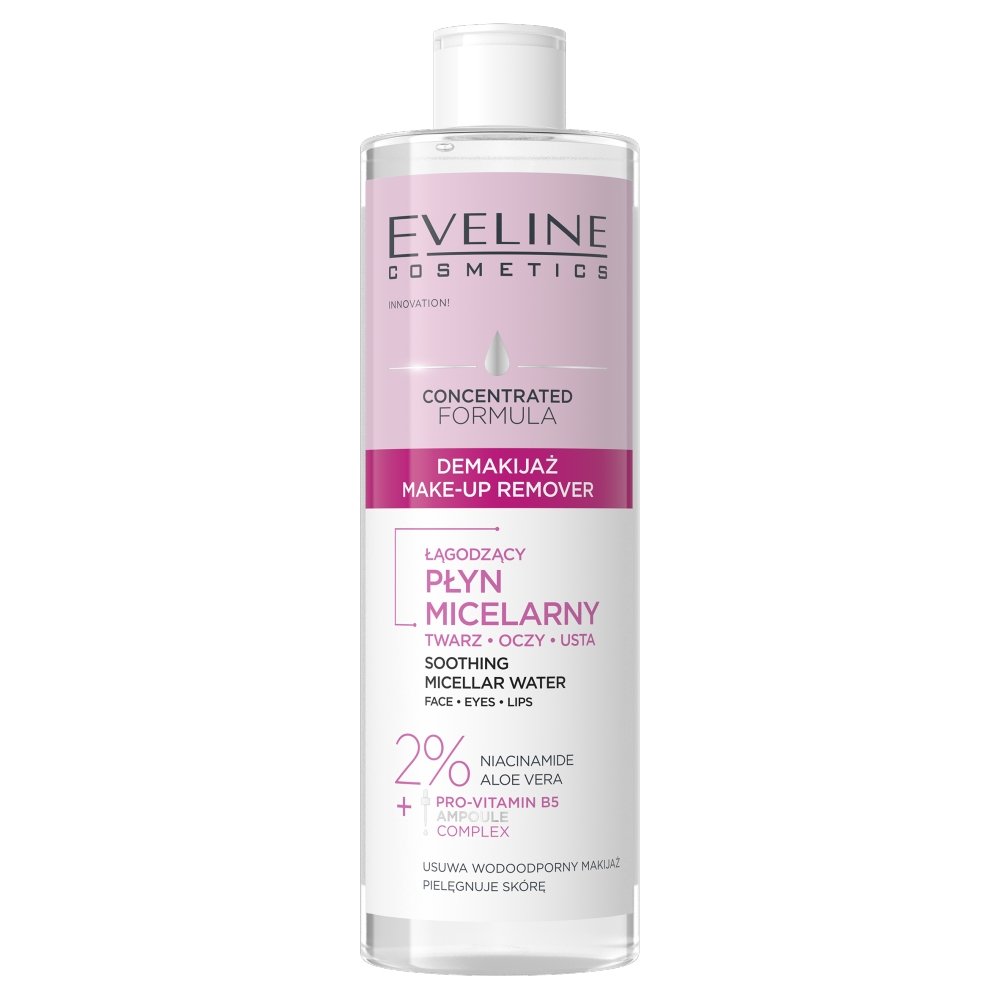 Eveline Cosmetics, Skoncentrowana Formuła łagodzący płyn micelarny, 400ml | Sklep EMPIK.COM