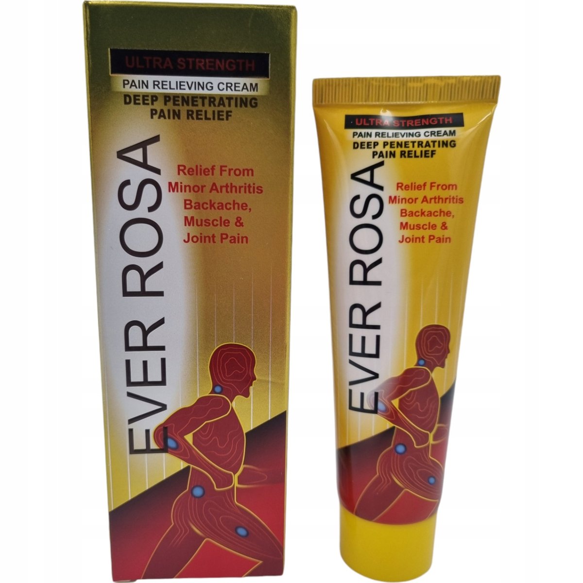 EVER ROSA KREM PRZECIWBÓLOWY NA BÓLE MIĘŚNI PLECÓW I ZAPALENIE ...