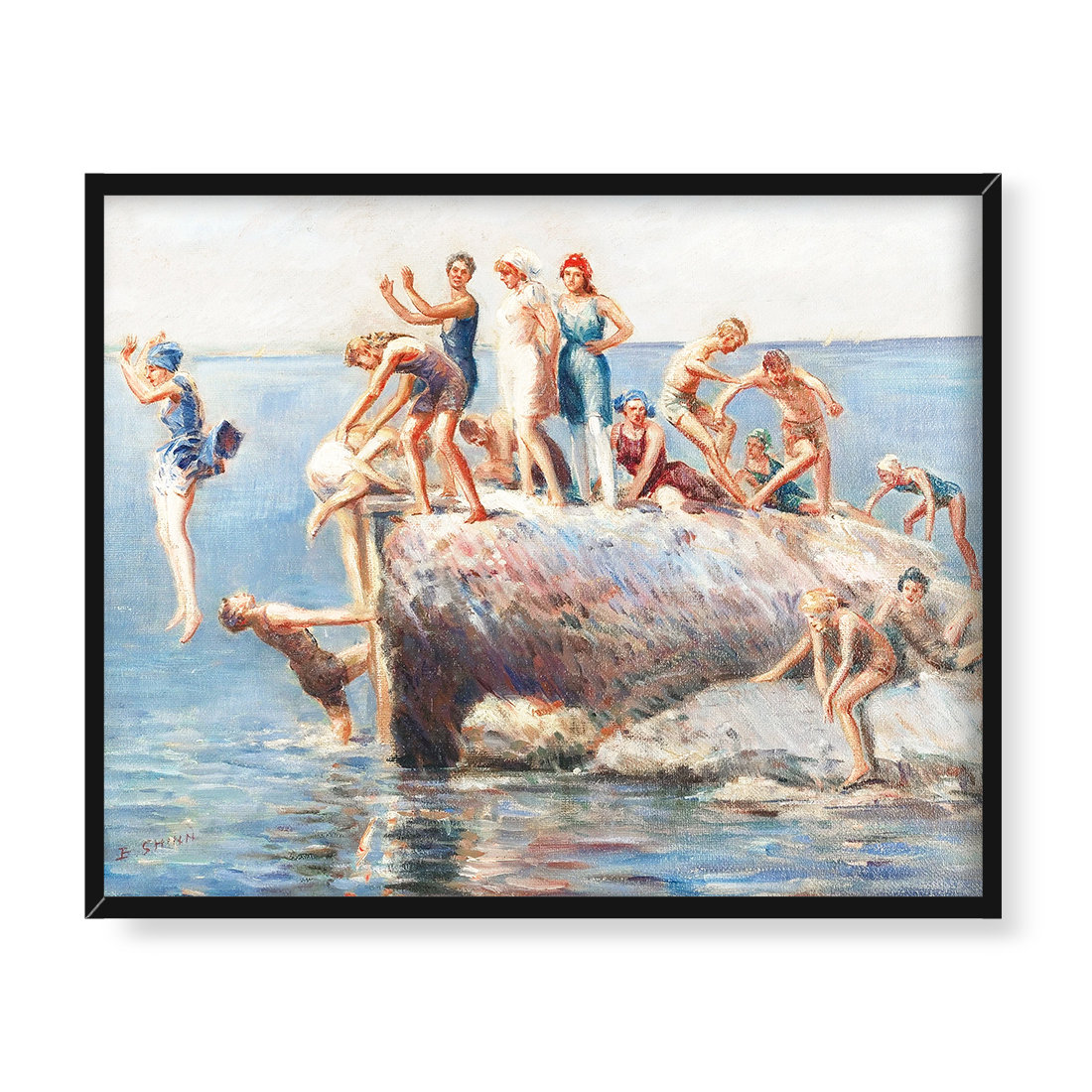 Everett Shinn Kąpiel w Wickford Rhode Island 50×40 - ANTYKWARIAT "CZUŁA ...