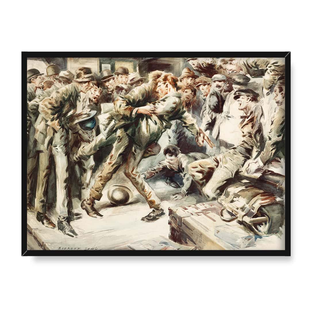 Everett Shinn Łuk Ogrywanie gracza 40×30 - ANTYKWARIAT "CZUŁA JEST NOC ...