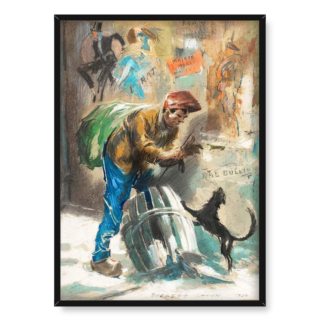 Everett Shinn Najlepsi przyjaciele 50×70 - ANTYKWARIAT "CZUŁA JEST NOC ...