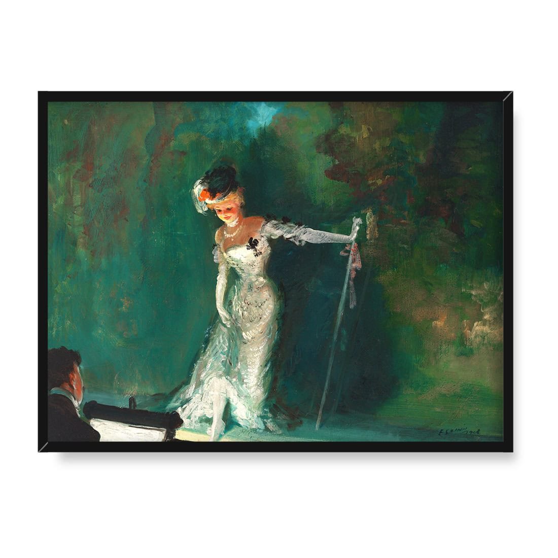 Everett Shinn Rewia 40×30 W RAMIE - ANTYKWARIAT "CZUŁA JEST NOC" JAKUB ...