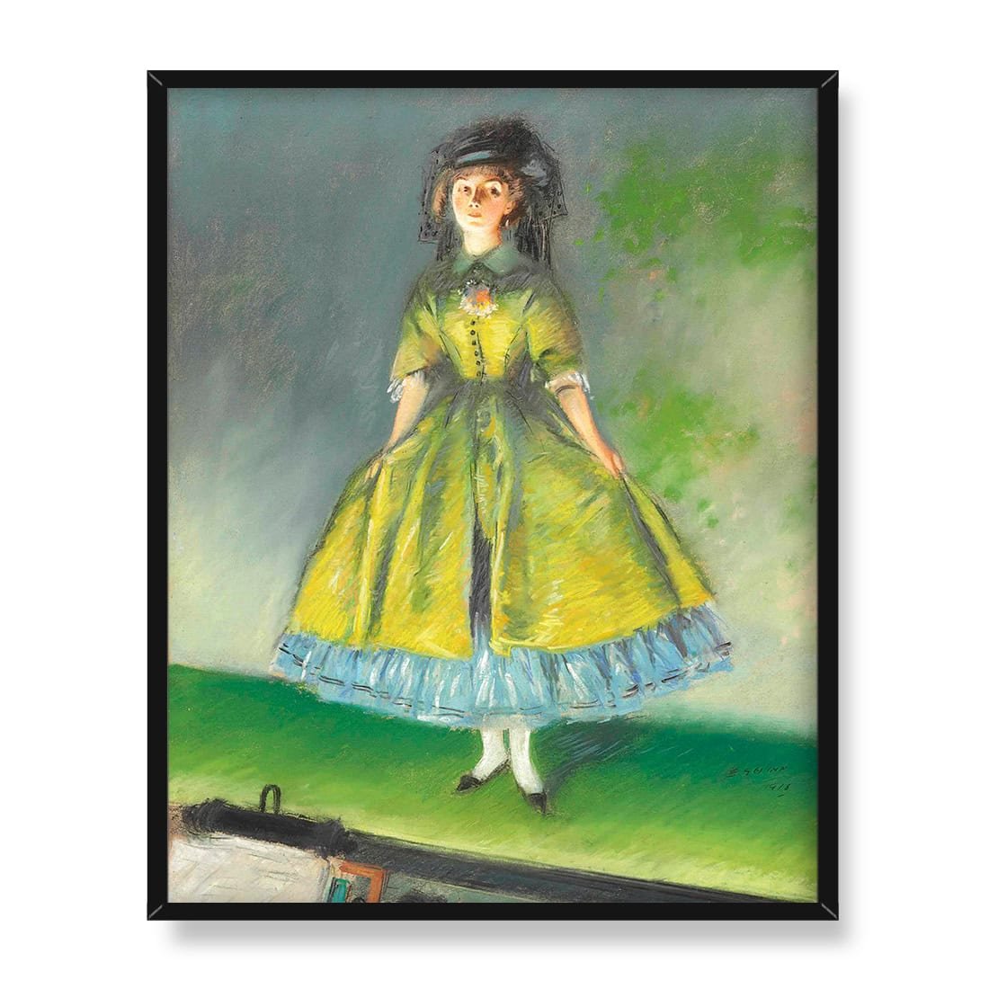 Everett Shinn Ukłon po spektaklu 40×50 - ANTYKWARIAT "CZUŁA JEST NOC ...