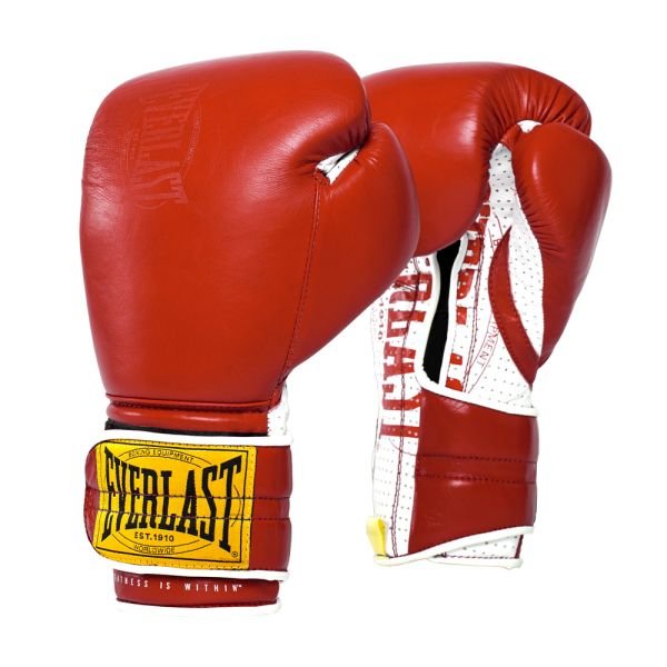 Everlast Skórzane Rękawice Bokserskie 1910 Sparring Red - 16 Oz ...