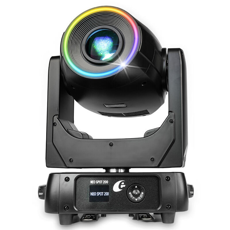 EVOLIGHTS NEO SPOT 200W głowica ruchoma LED oświetlenie sceniczne ...