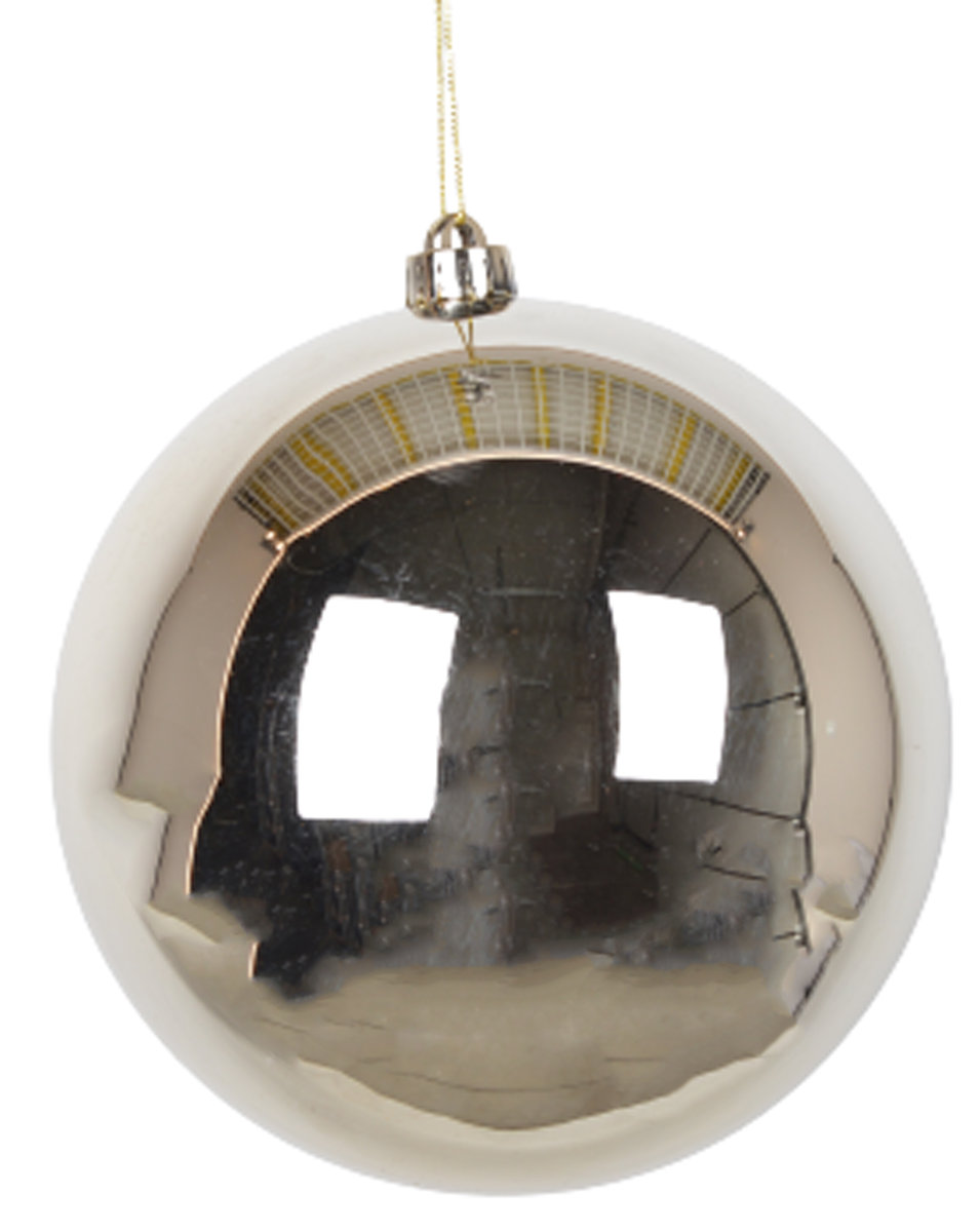 EWAX, Bombka okrągła plastikowa szampańska duża dia 20cm - Ewax | Sklep EMPIK.COM