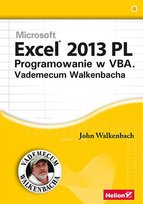 Excel 2013 PL. Programowanie w VBA. Vademecum Walkenbacha - ebook mobi - Walkenbach John | Ebook ...