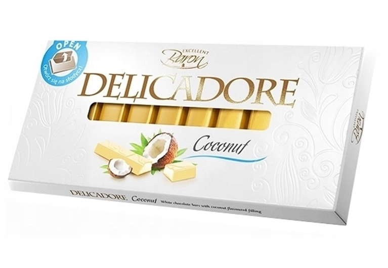 Excellent Baron Delicadore Czekoladki z nadzieniem kokosowym 200g ...
