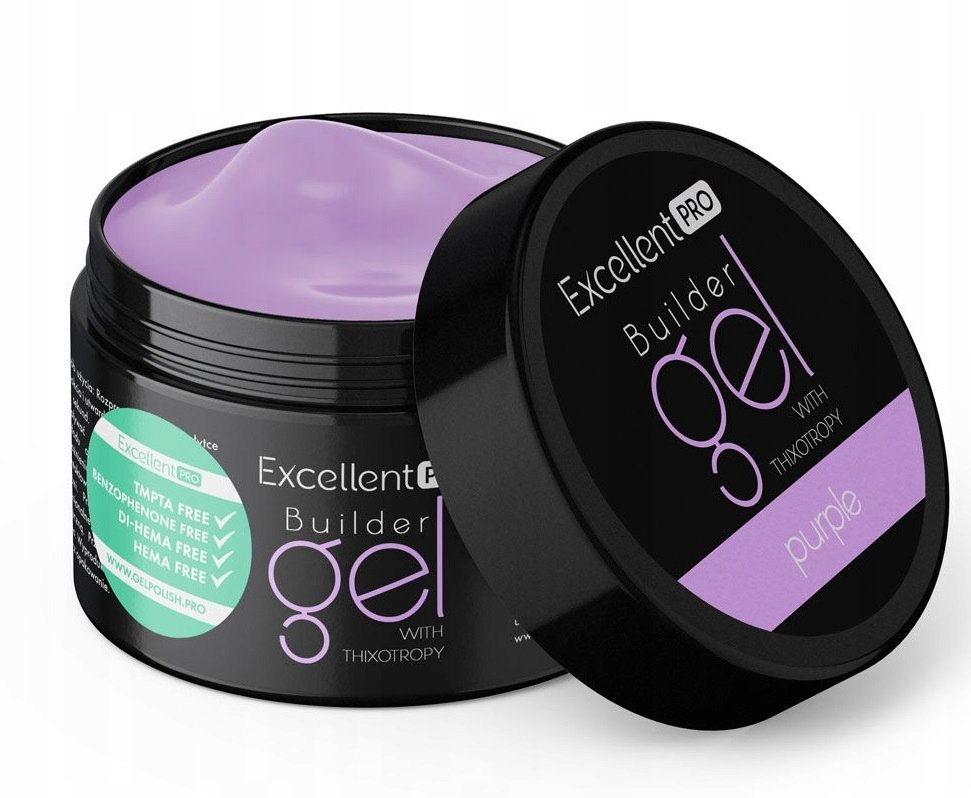 Excellent Pro Builder Gel Żel Budujący Z Tiksotropią Purple 15 G ...