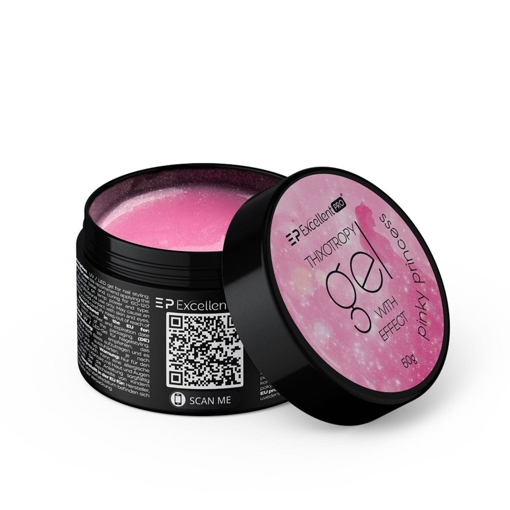 Excellent PRO Thixotropy Gel With Effect żel budujący Pinky Princess ...