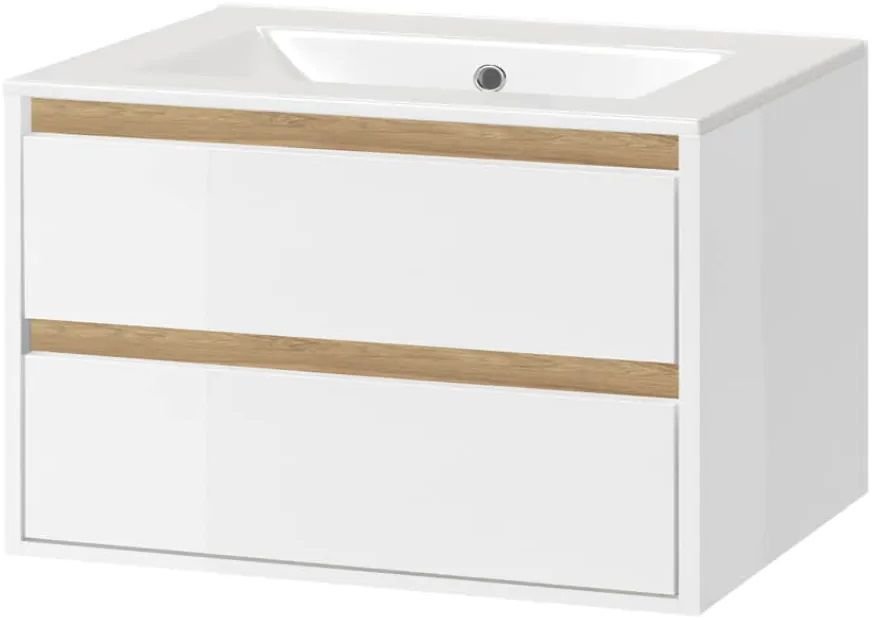 Excellent TUTO Szafka podumywalkowa 80 cm MLEX.0103.800.WHBL biały/dąb ...