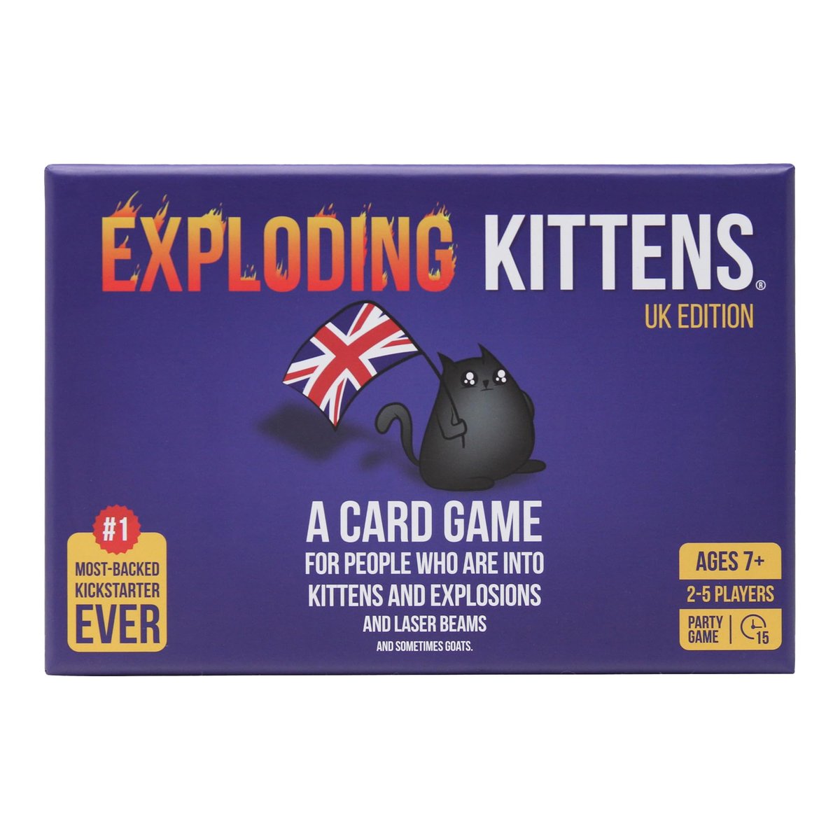 Exploding Kittens UK Edition - Proper Cheeky Fun for British Family ...