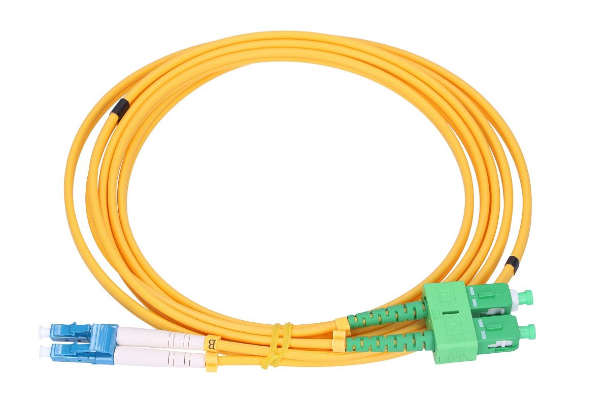 Extralink SC/APC-LC/UPC | Patchcord | Jednomodowy, Duplex, G652D, 3mm, 1m - Extralink | Sklep ...